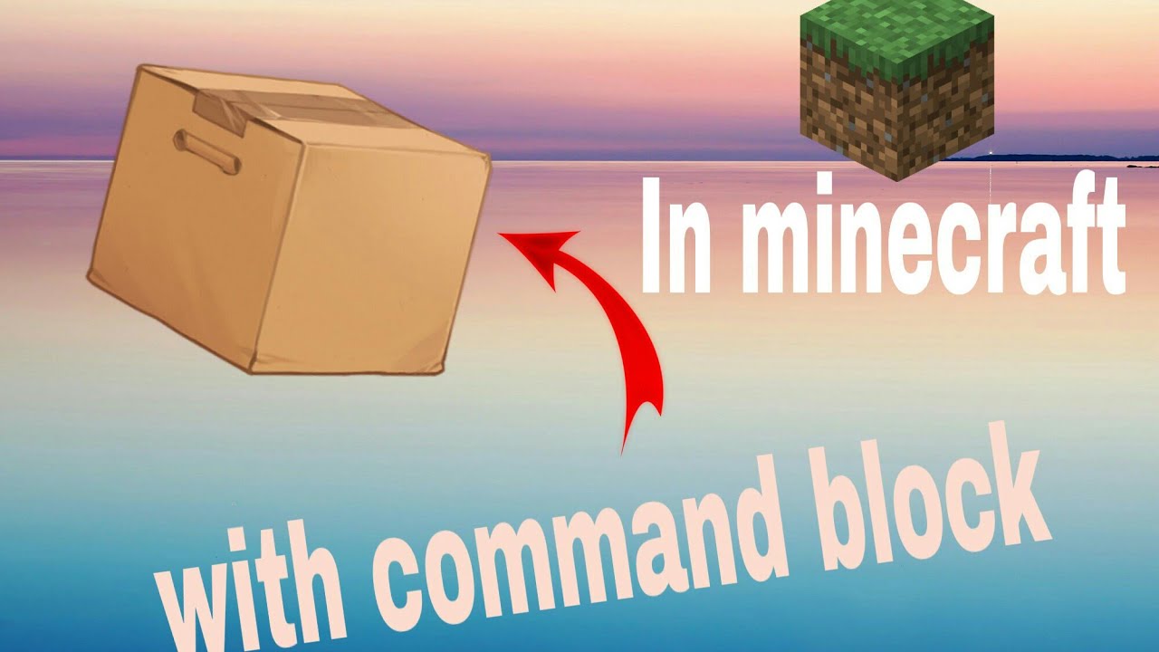 I made a working box maker with command block - YouTube