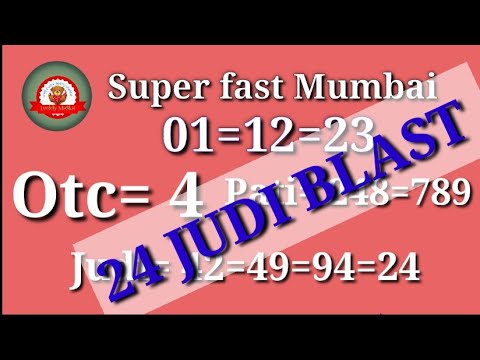Superfast sata matka/Superfast single Judi/ Superfast Otc - YouTube