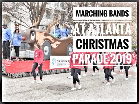 MARCHING BANDS AT ATLANTA CHRISTMAS PARADE 2019#marchingband - YouTube