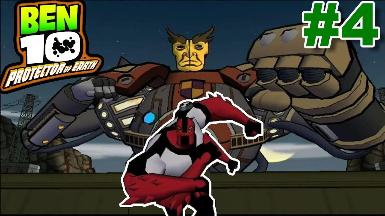 Ben 10: Protector Of Earth PS2 Gameplay #4 [Ben vs Enoch Battle Bot ...