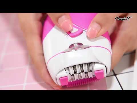 Máy cạo lông toàn thân mini đa năng Kemei KM 189A tẩy và nhổ tỉa lông chân, triệt lông tay, lông nác