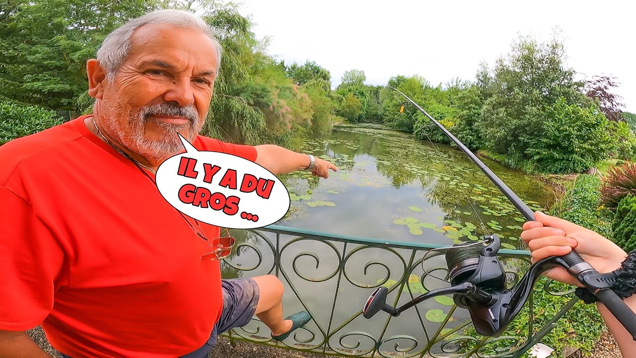 Ce grand-père m'invite à pêcher dans son vieux jardin de 100 ans et c ...