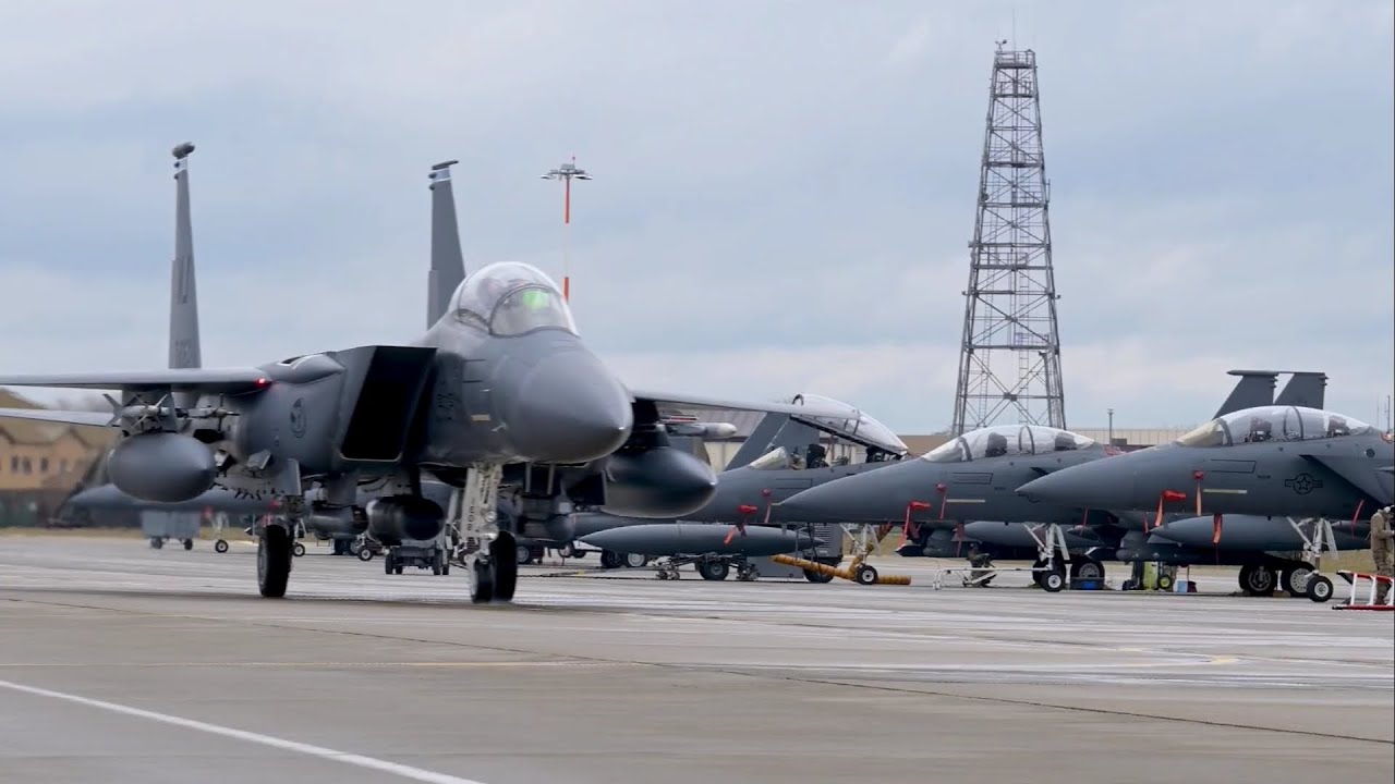 The 494th Fighter Squadron participate in Exercise Cobra Warrior 23-1 # ...