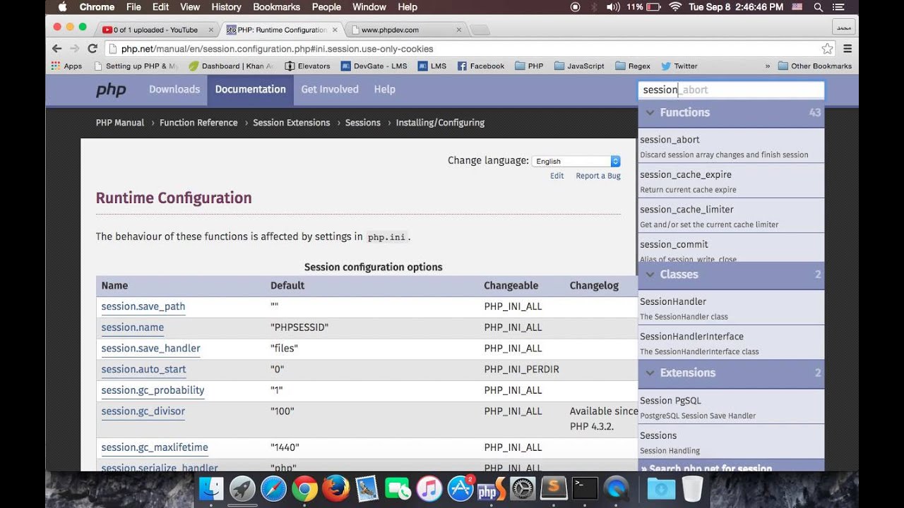 32. عمل كلاس Custom Session Handler كامل - YouTube