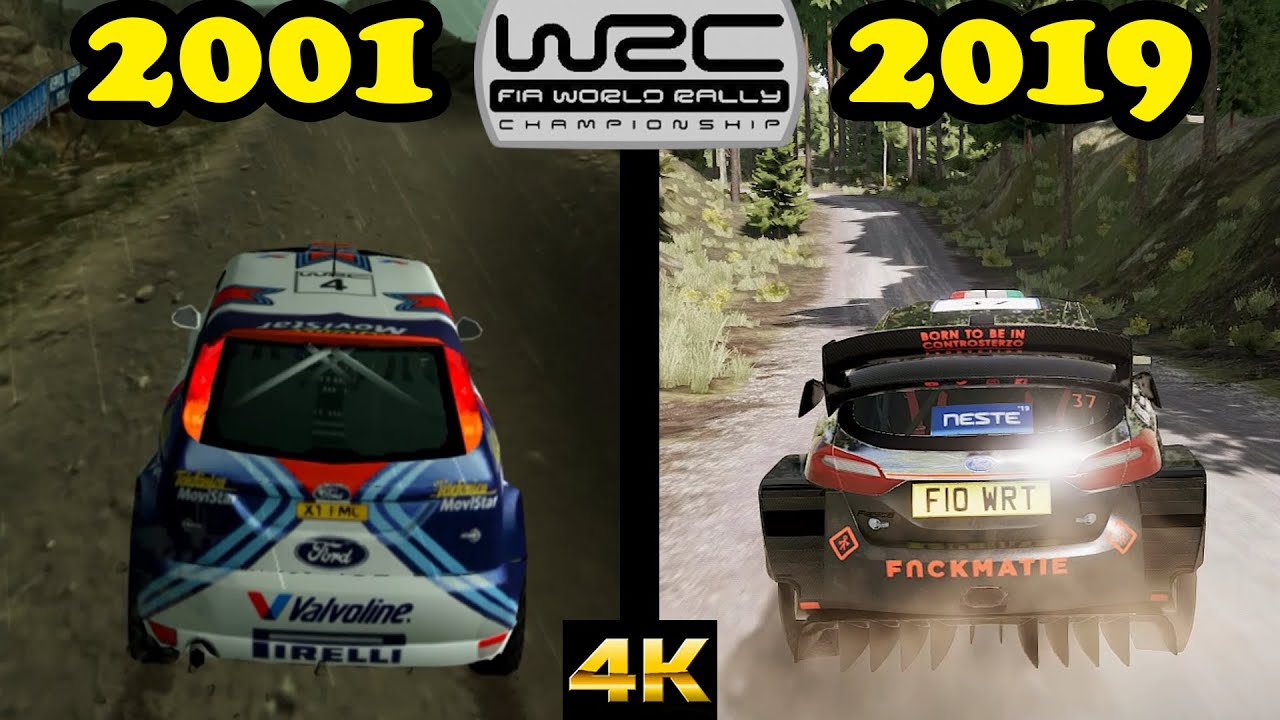 Evolution of WRC games (2001-2019) - YouTube