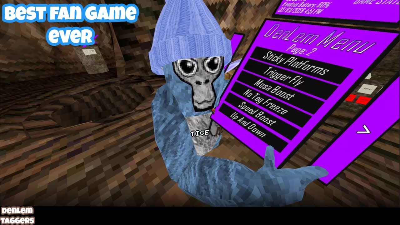 Best Gorilla Tag Fan Game I've Ever Played (Denlem Taggers) - YouTube