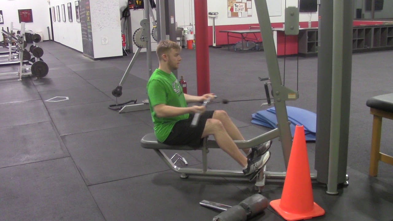 Seated Cable Row - neutral grip - YouTube