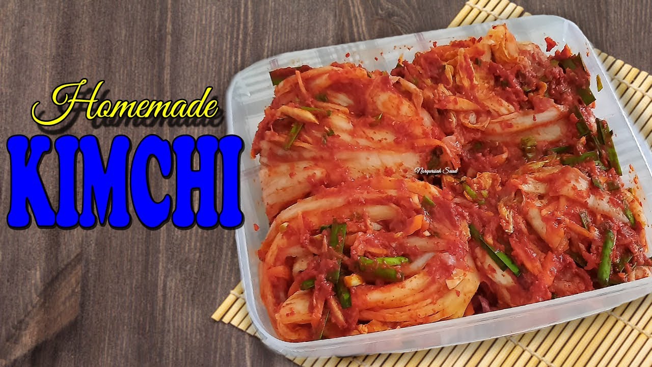 How To Make Easy Homemade Kimchi | Idea from maangchi Tradisional ...