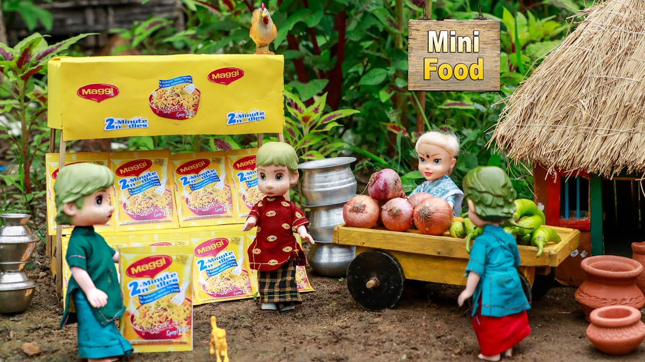 Miniature Spicy Curry Maggi Recipe | Mini Masala Maggi | How to make ...
