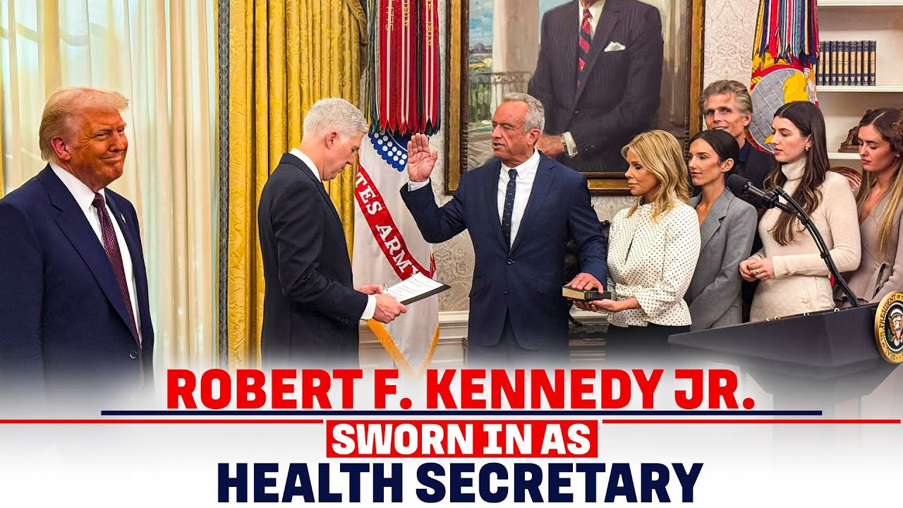 Robert F. Kennedy Jr. Sworn in as Health and Human Services (HHS ...