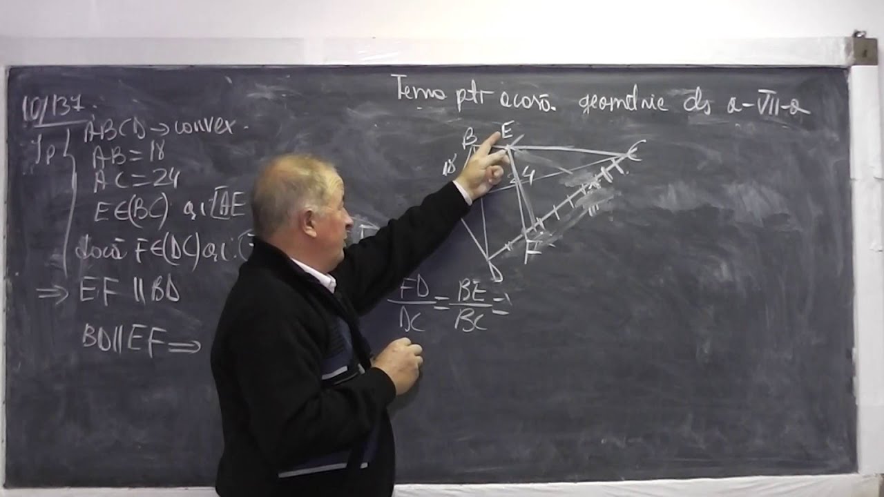 2/2 Lectia 787 Patrulatere concave, convexe Probleme geometrie Teorema ...