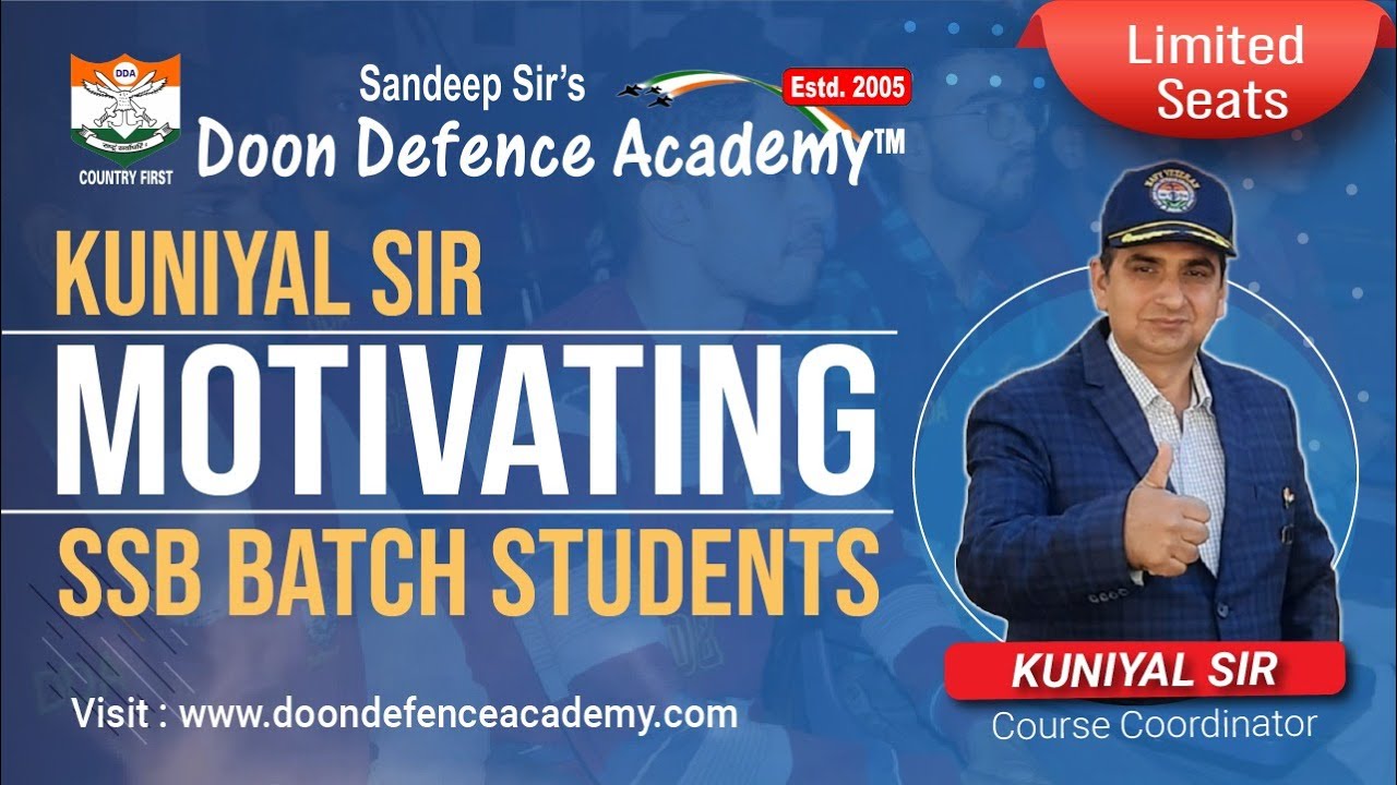 Mr. Umesh Kuniyal (SSB Course Coordinator) Takes A Session For SSB ...