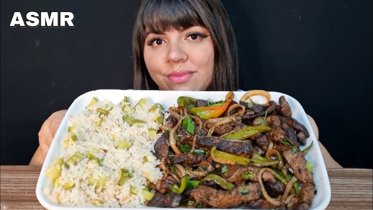 ASMR COMIDA CASEIRA FIGADO ACEBOLADO (MUKBANG BRASIL) EATING SOUNDS ...