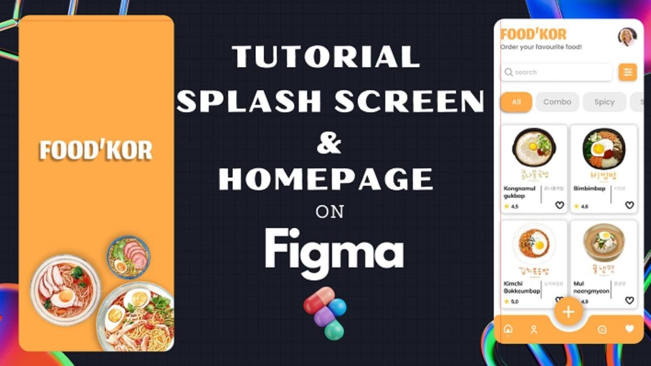 Tutorial How to make a Splash screen & Homepage | Figma | - YouTube