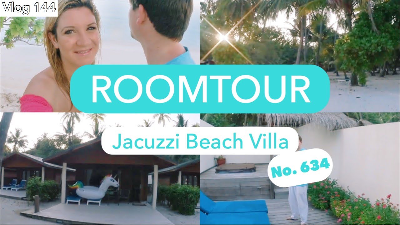 VLOG 144 | Meeru Island | ROOMTOUR 🏝 Jacuzzi Beach Villa No. 634 🏝 ...