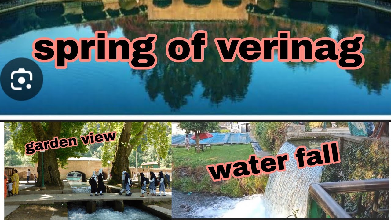 way to Mughal garden verinag💖 ️ the spring of kashmir valley 💖 - YouTube