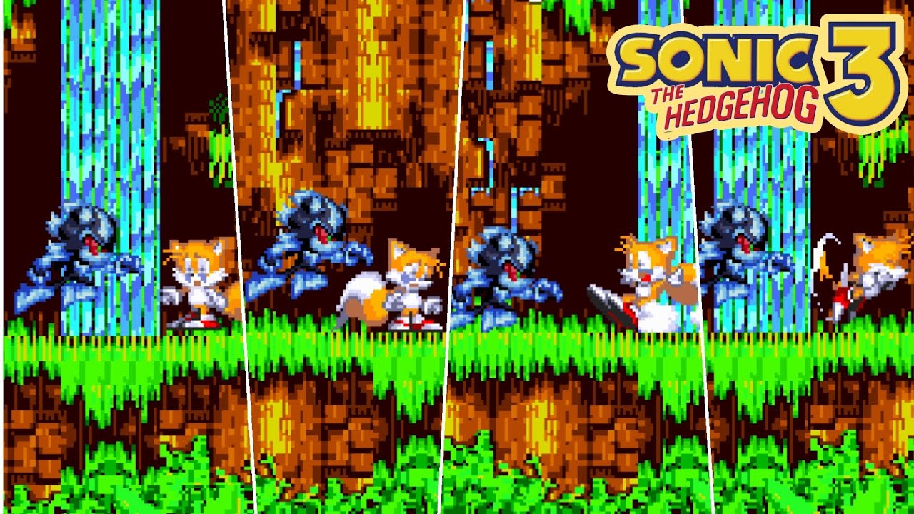 sonic 3 A.I.R android (scared tails mod) angel island - YouTube