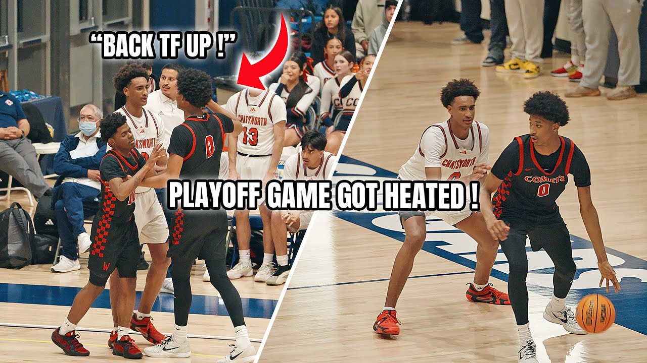 Alijah Arenas vs Tahj Ariza Championship Game Gets HEATED! | Playoff ...