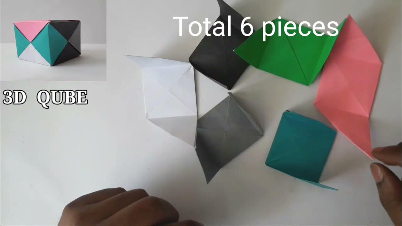 How to make 3D cube - YouTube