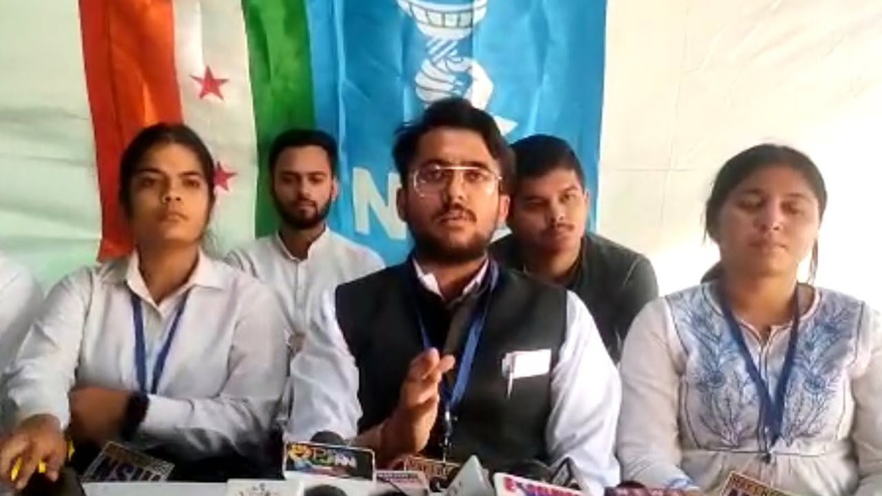NSUI Demands Dhanvantri Library at JU Should Remain Open 24 hr - YouTube
