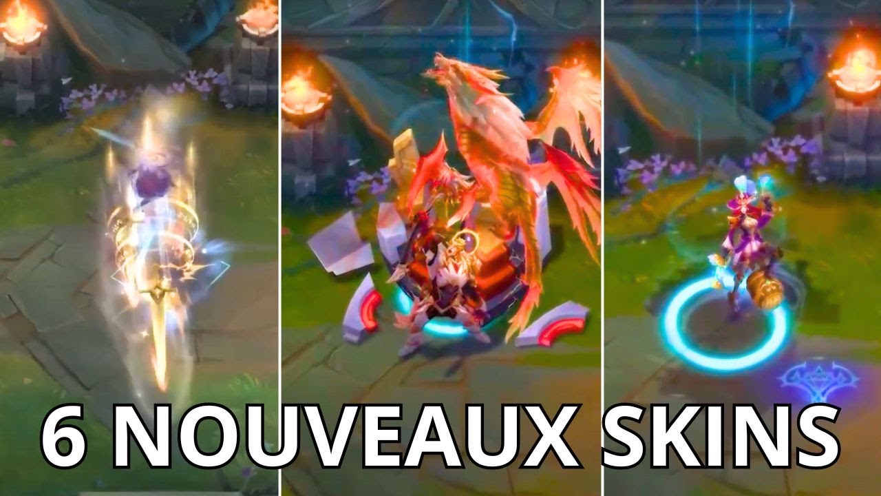 NOUVEAUX SKINS BATTLE QUEEN + CHROMAS 200€ (Fiora, Miss fortune, Gwen ...