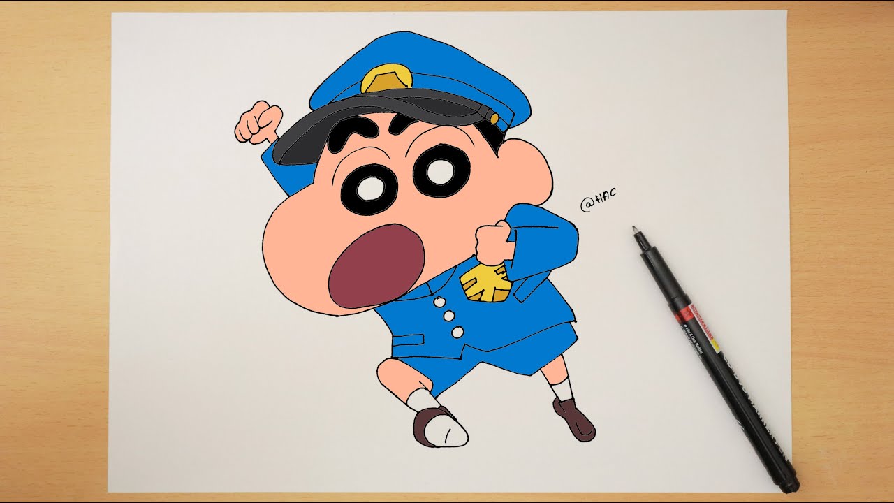 How to draw Shinchan | Step by step | Shinchan - YouTube