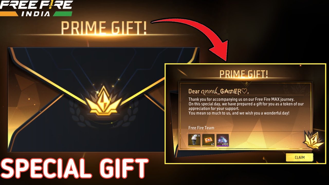 GARENA GIVE SPECIAL GIFT FOR EVERY PLAYER | HOW TO CLAIM PRIME GIFT ...