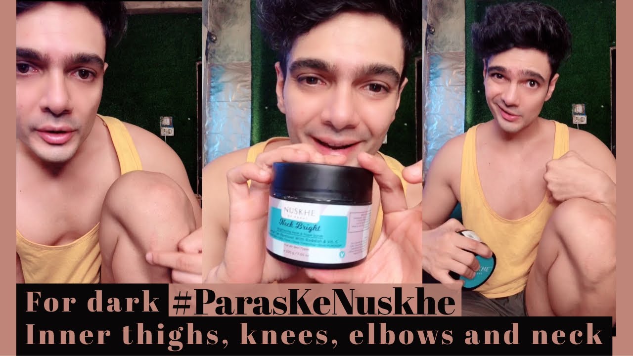 For dark inner thighs, elbows, knees and neck - YouTube