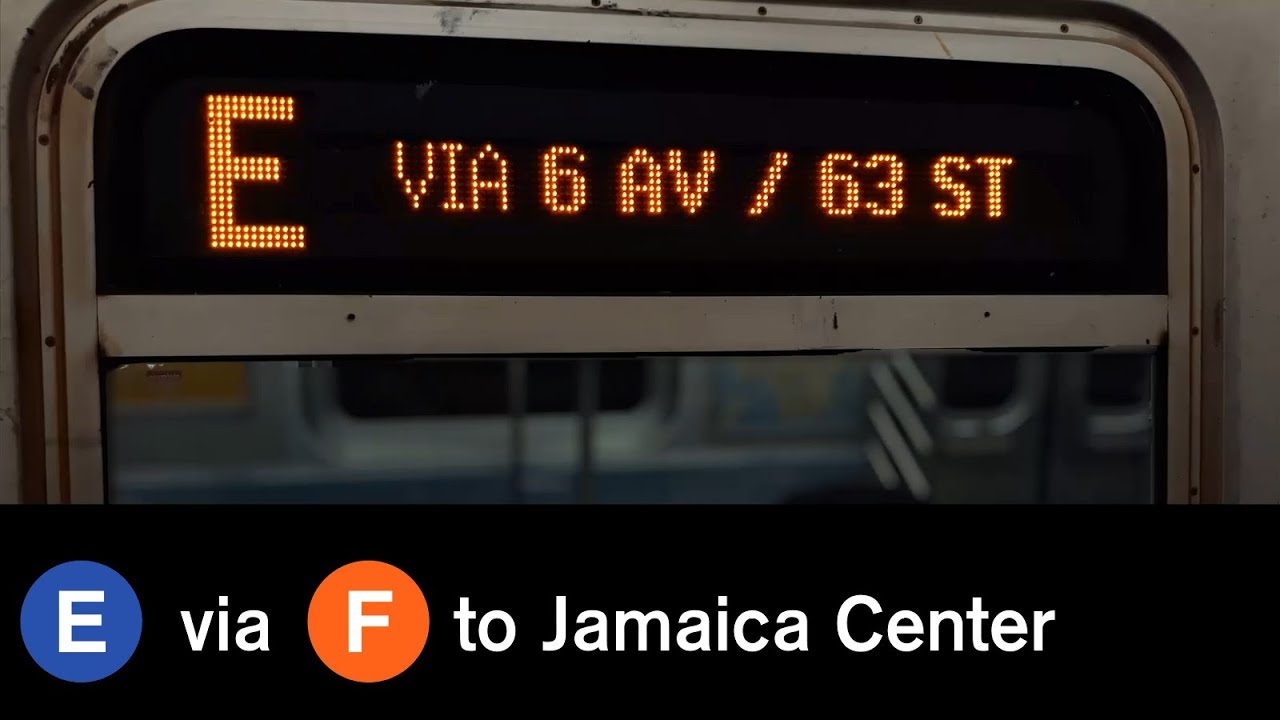 ᴴᴰ R160 E train announcements to Jamaica Center [Via 6 Av Line] [FULL ...
