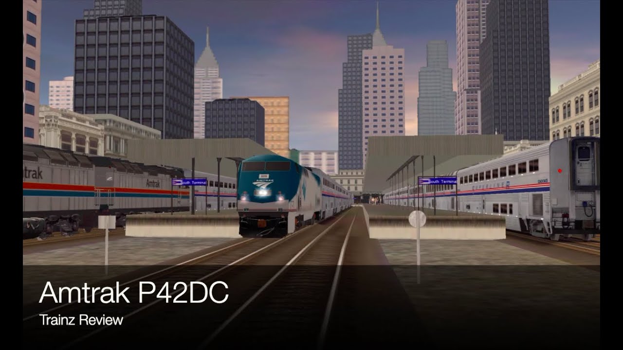 Trainz 2 Review for the Amtrak P42DC - YouTube