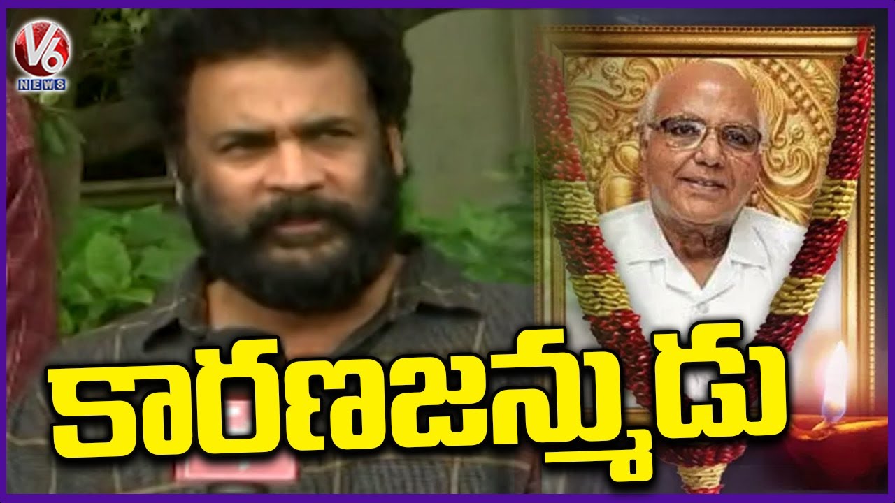 Actor Sivaji Great Words About Ramoji Rao | V6 News - YouTube
