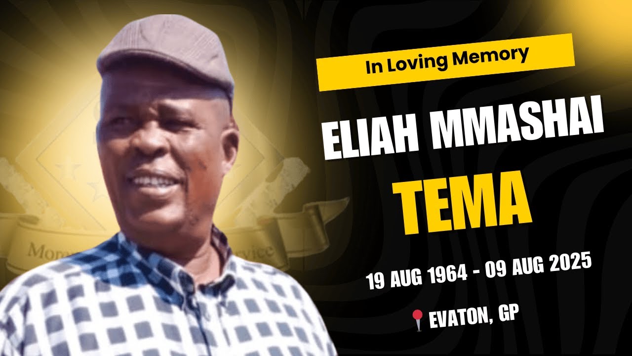 Eliah Mmashai Tema Funeral Service - YouTube