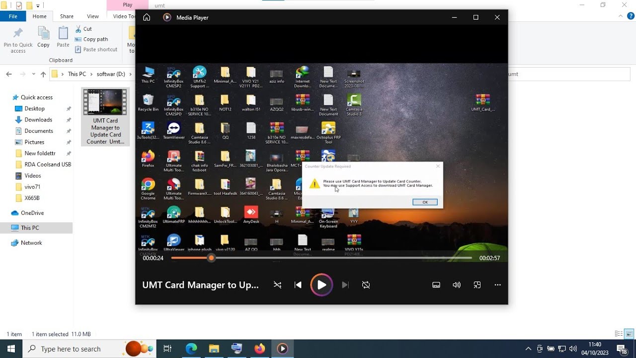 UMT Card Manager to Update Card Counter Umt Dongle Update Card FIX ...