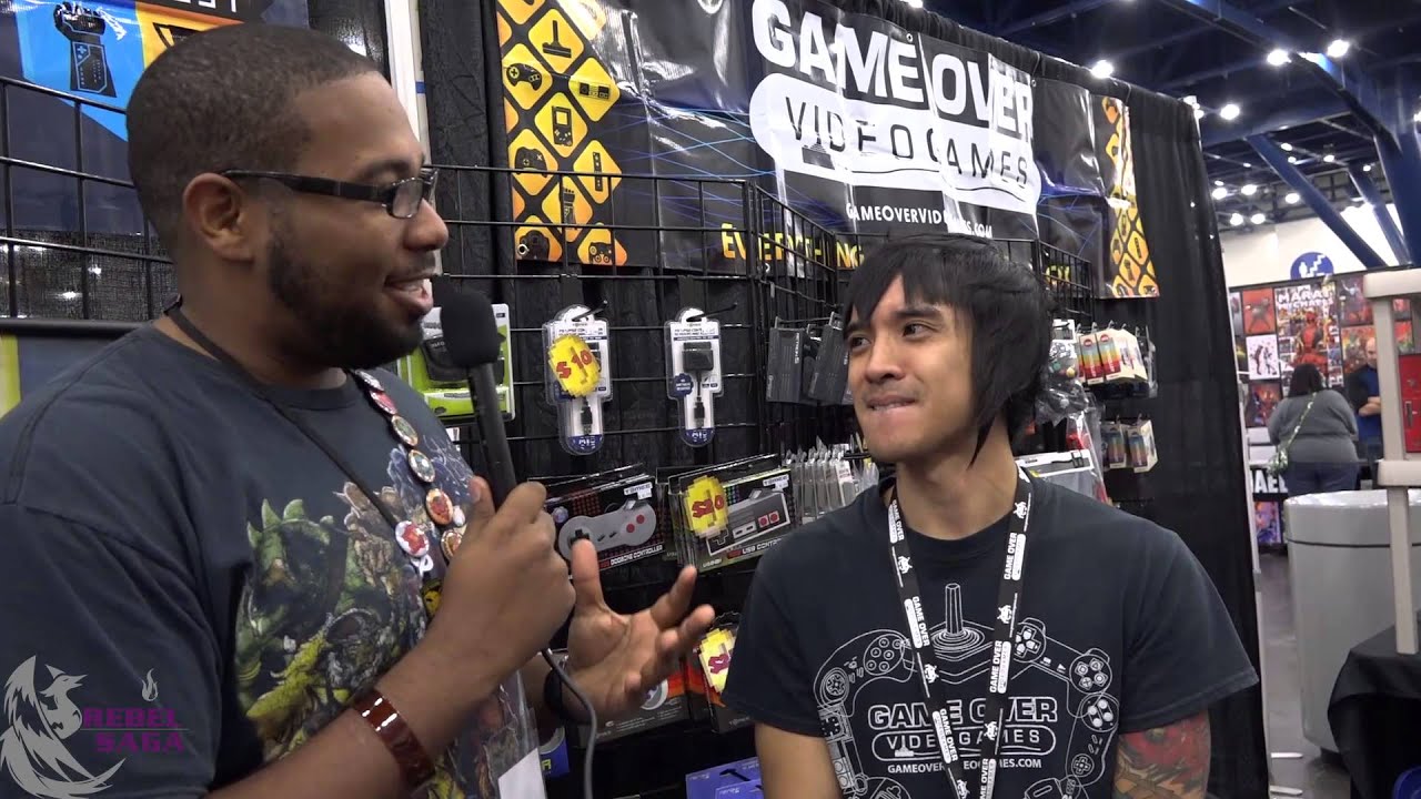 "Amazing Houston Comic Con" Game Over Video Games - YouTube