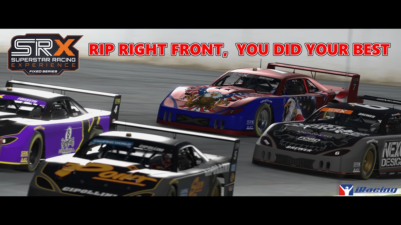 iRacing Oval - SRX @ Oswego - 25s4 - YouTube