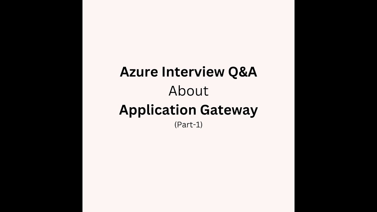 Azure Interview Q&A - YouTube