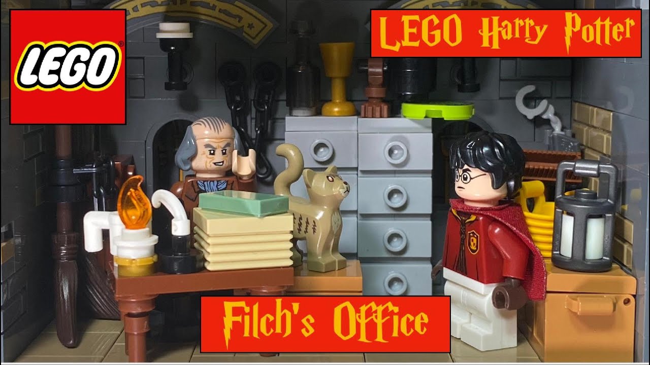 Mr Filch's office MOC. Modular Hogwarts. LEGO Harry Potter ハリー・ポッター ...