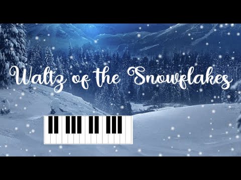 ️ Tchaikovsky - Waltz of the Snowflakes, piano tutorial intermediate ...