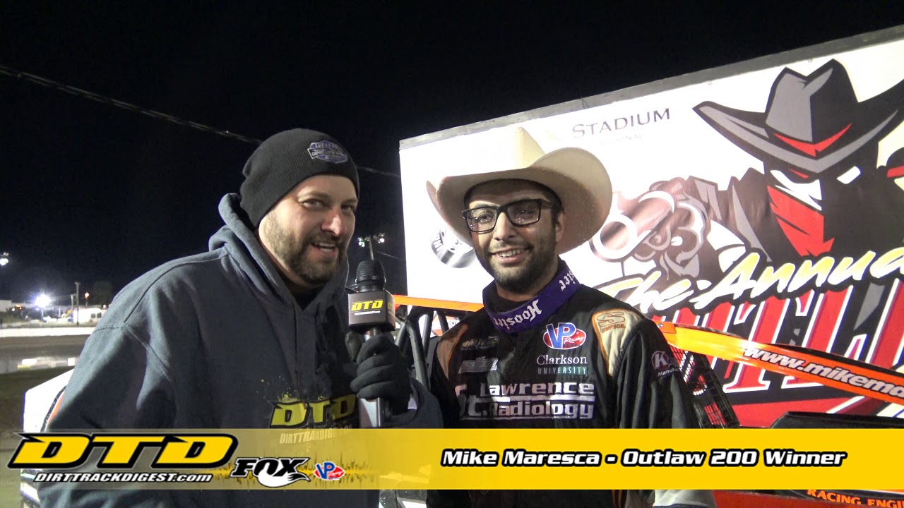 Mike Maresca Talks about Winning the Outlaw 200 at Fulton Speedway ...