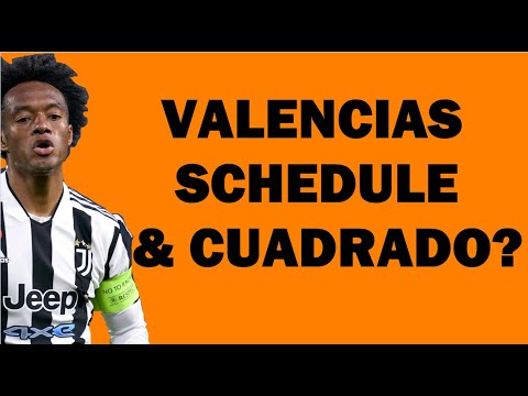 VALENCIA'S SCHEDULE DROP & CUADRADO INCOMING? - YouTube