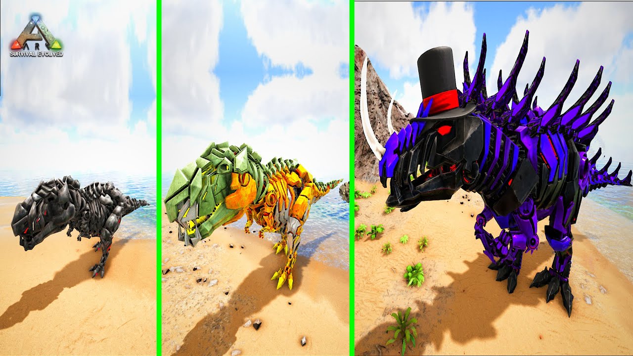 ARK - Tái chế T-rex Ultra Robot công nghệ ngoài hành tinh | GHTG - YouTube