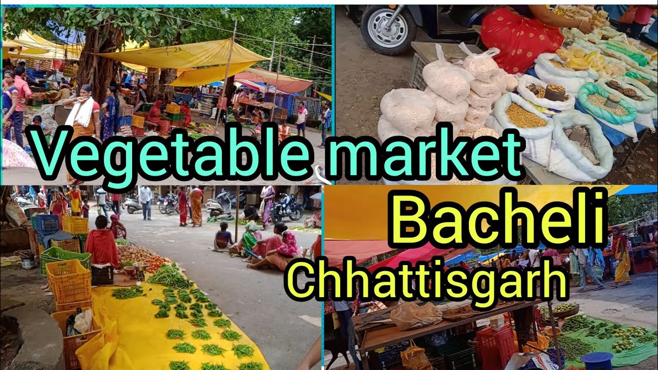 vegetable market//bacheli ( chhattisgarh)//Odia vlog by banita - YouTube