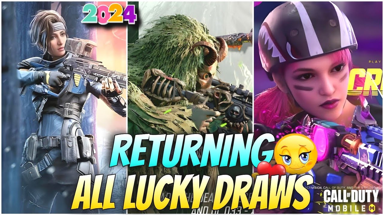 🤯Season 7 All Returning Lucky Draws (2024) | S7 Double Tap Draw! is Back | Codm S7 Leaks 2024 ...