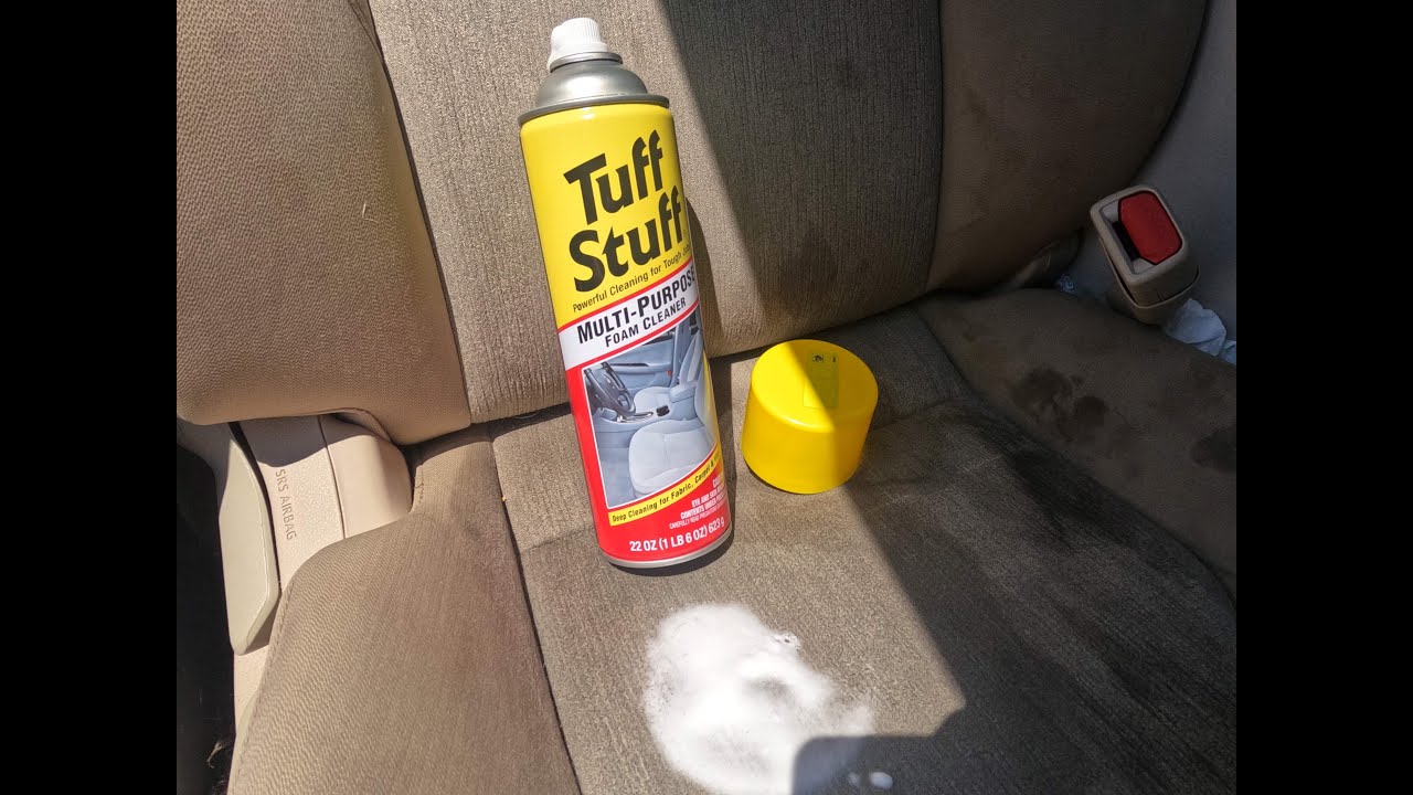 How To Use Tuff Stuff Cleaner for Fabric, Carpet & Vinyl & Product ...