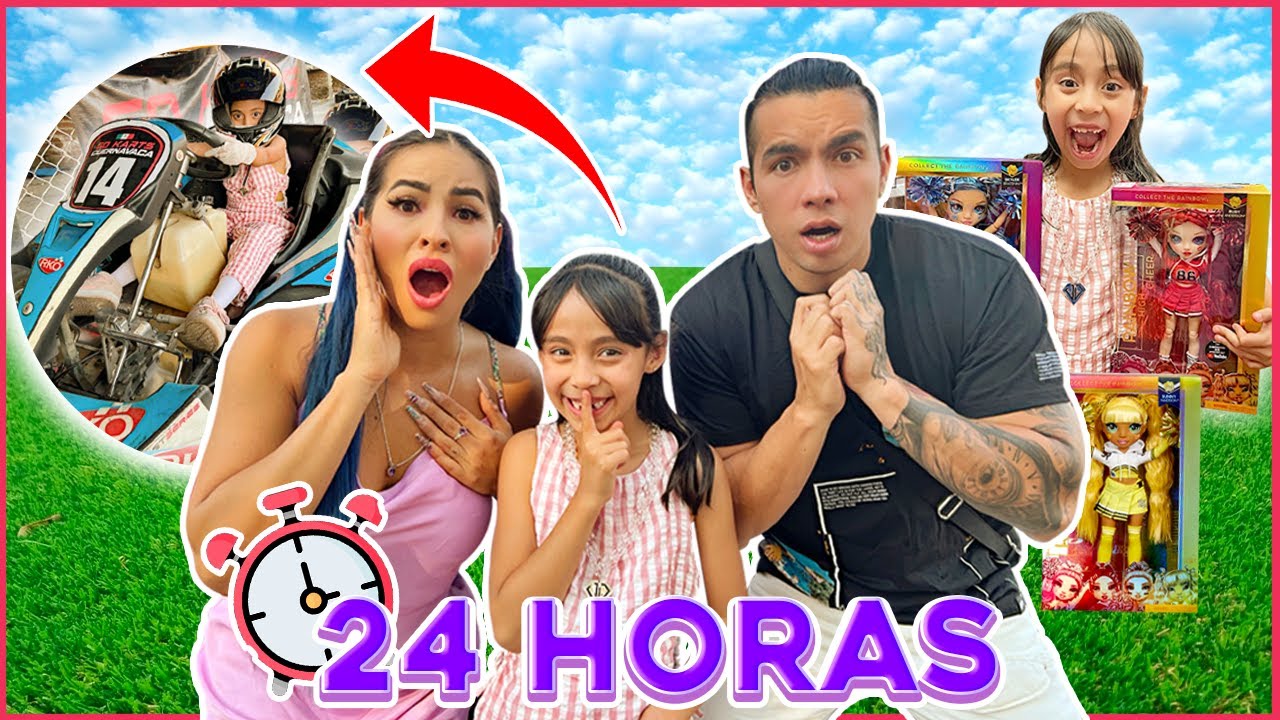 24 HORAS DICIENDO SI A TODO A ⁠DANIELA ¡No debimos hacerlo! 😨| Karla ...
