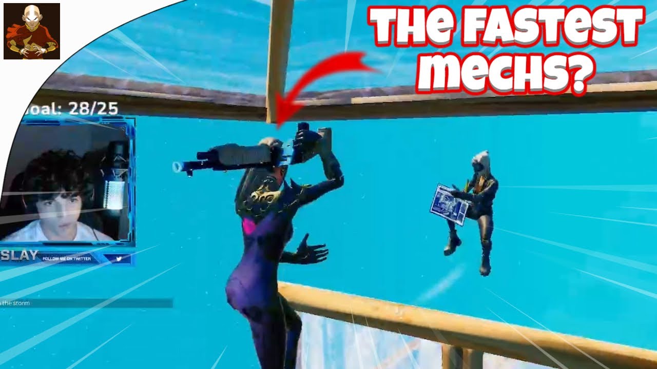 Slay Shows Off His Fast Mechs In 2v2 Zonewars🤪 [FORTNITE TOKEN/WAGER ...