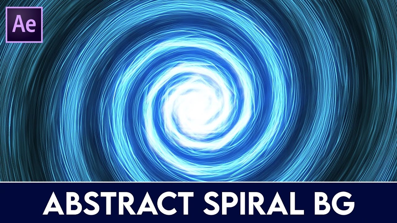 Abstract Spiral Backgrounds in After Effects | After Effects Tutorial ...