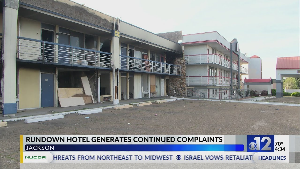 Rundown Jackson hotel generates continued complaints - YouTube