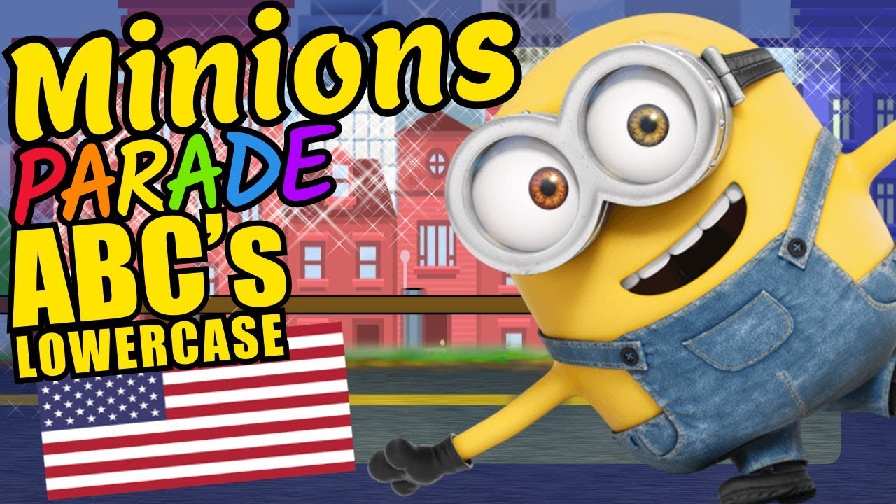 Minions Teaching the ABC's in Lowercase Letters Alphabet English Video ...