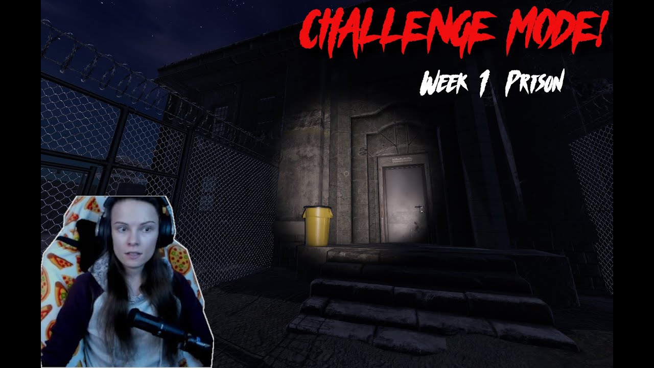 CHALLENGE MODE! Phasmophobia Week 1 - Prison - YouTube